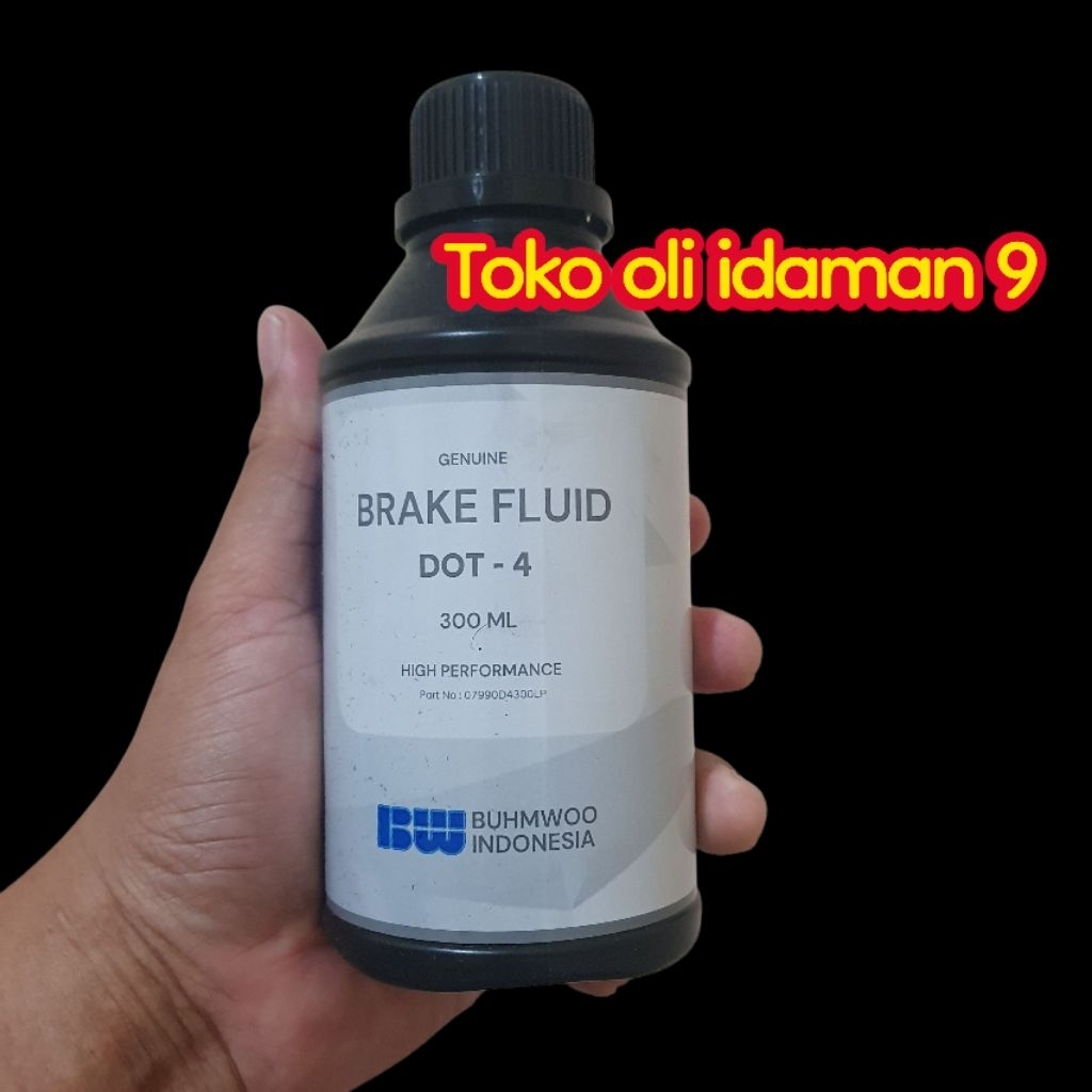 Jual OLI MINYAK REM DOT 4 BUHMWOO KEMASAN 300 ml | Shopee Indonesia