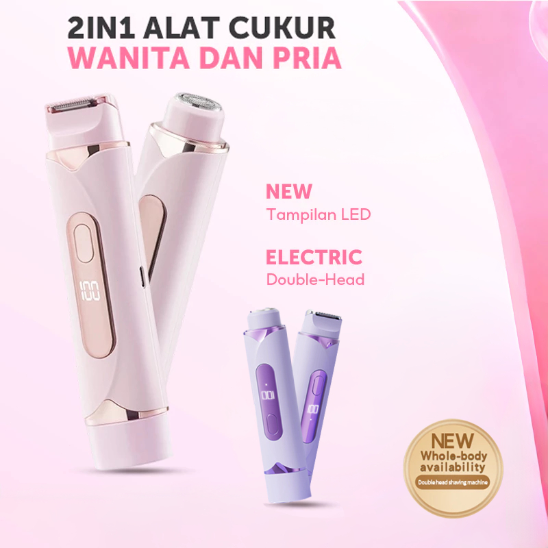 Jual Mini Portable 2in1 Alat Cukur Bulu Wanita Epilator Pencukur ...