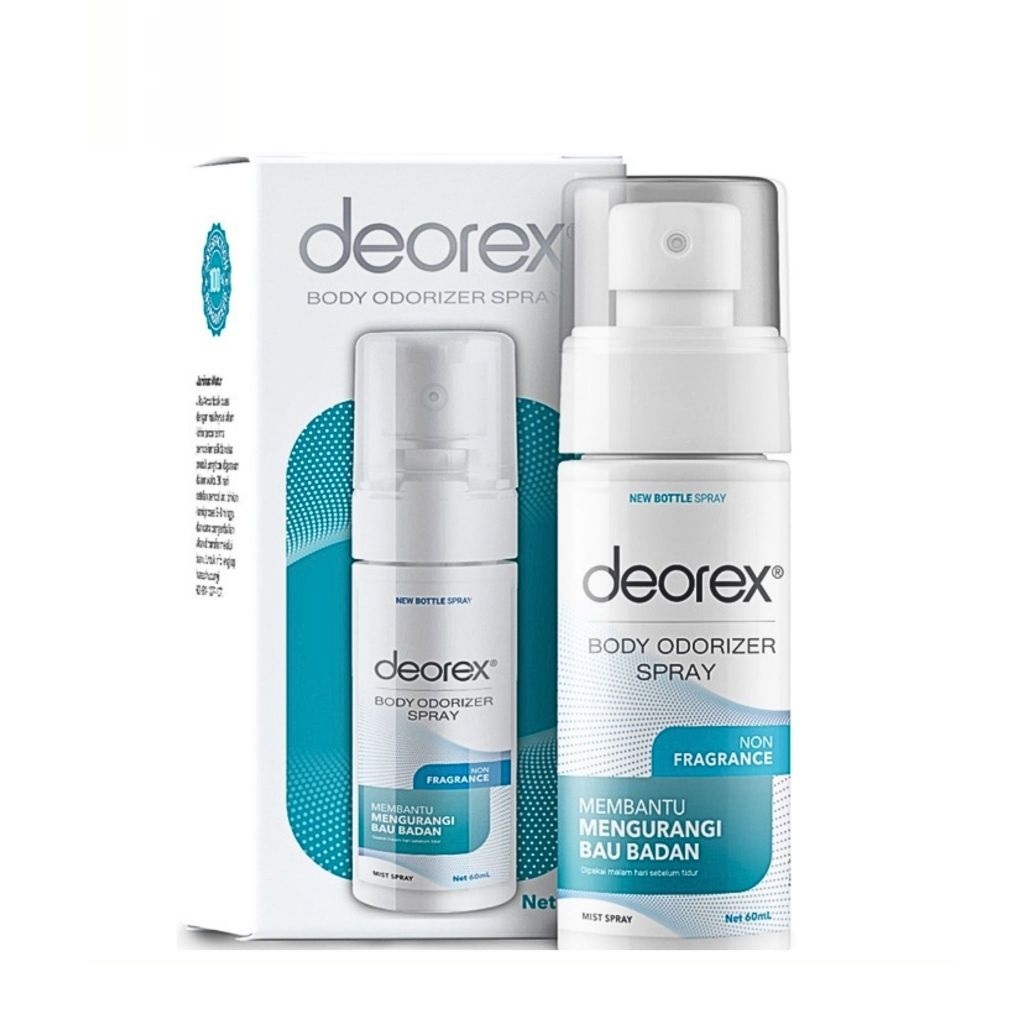 Jual Deorex Body Odorizer Spray Non Fragrance 60ml | Shopee Indonesia