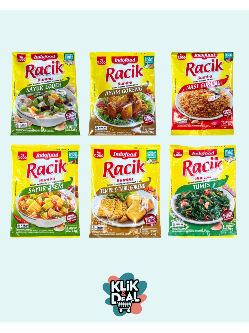 Jual Bumbu Racik Sayur Lodeh - Bumbu Racik Ayam Goreng - Bumbu Racik ...
