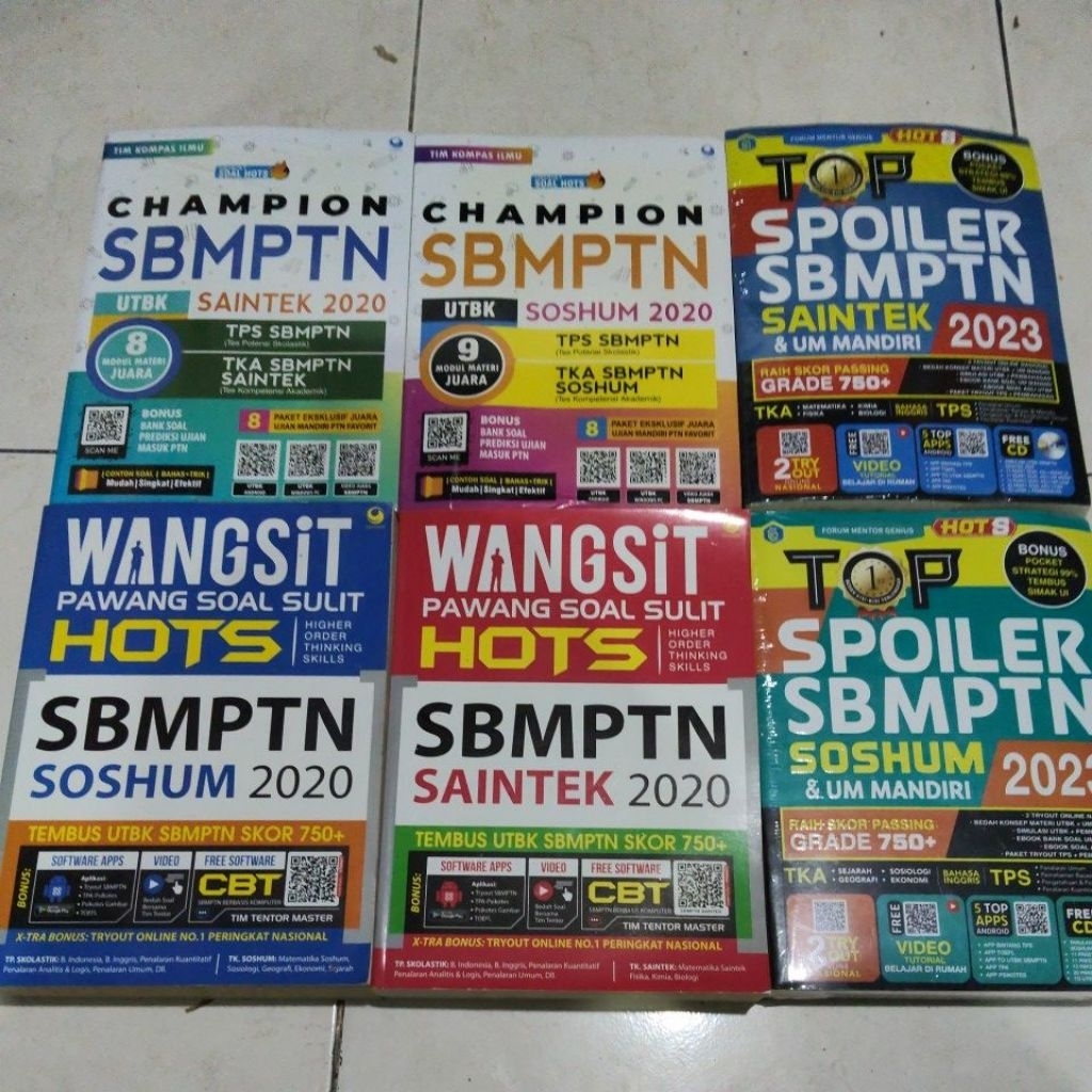 Jual ( ORIGINAL ) Buku SBMPTN SAINTEK SOSHUM / TES CPNS ASN / SUKSES ...