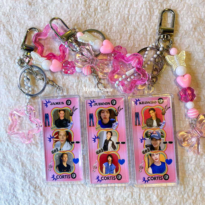 Jual CORTIS KEYCHAIN FOTO STRIP / GANTUNGAN KUNCI CORTIS/ CUSTOM FOTO ...