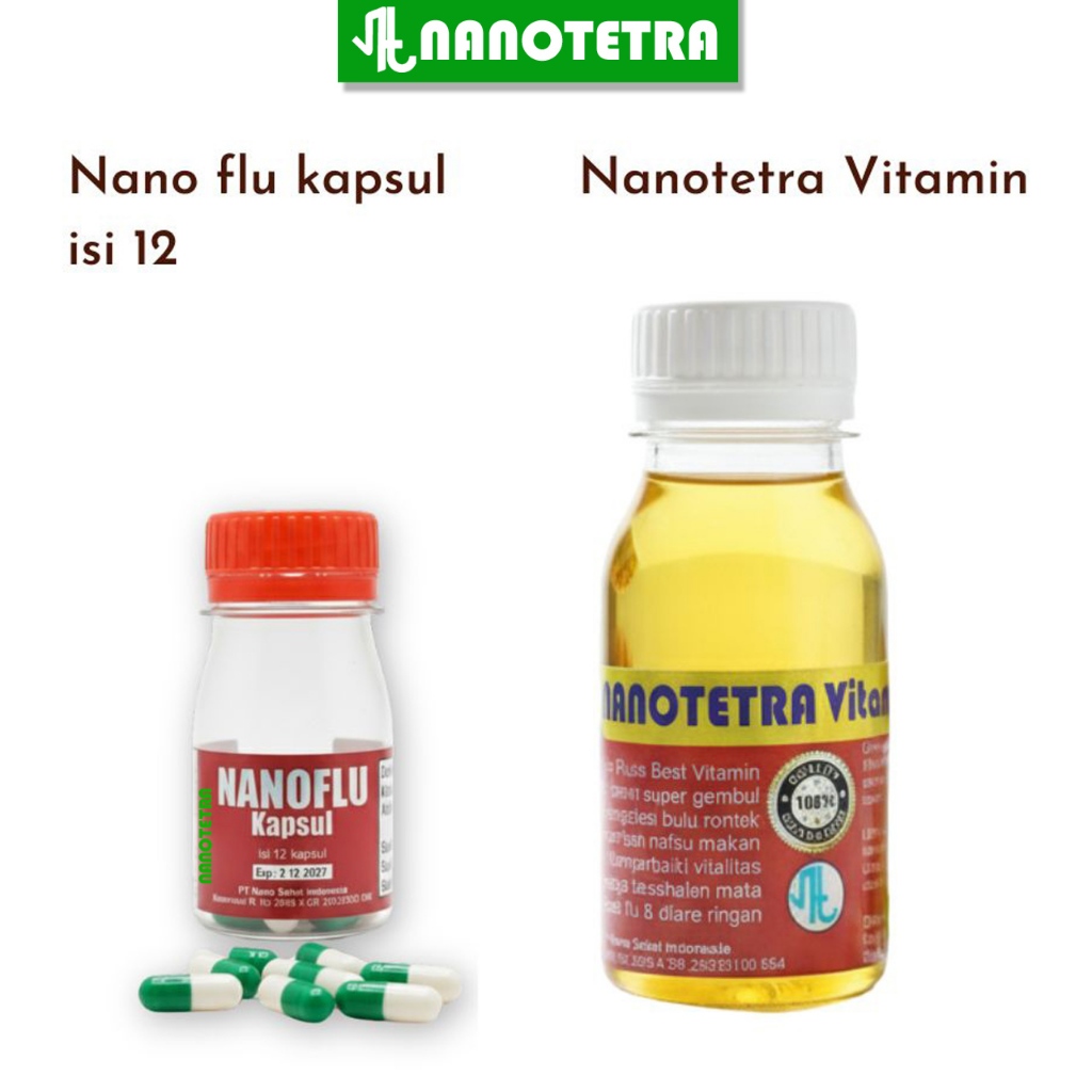 Jual Nanotetra - Paket obat nano flu kucing tahunan dan vitamin - 2 ...