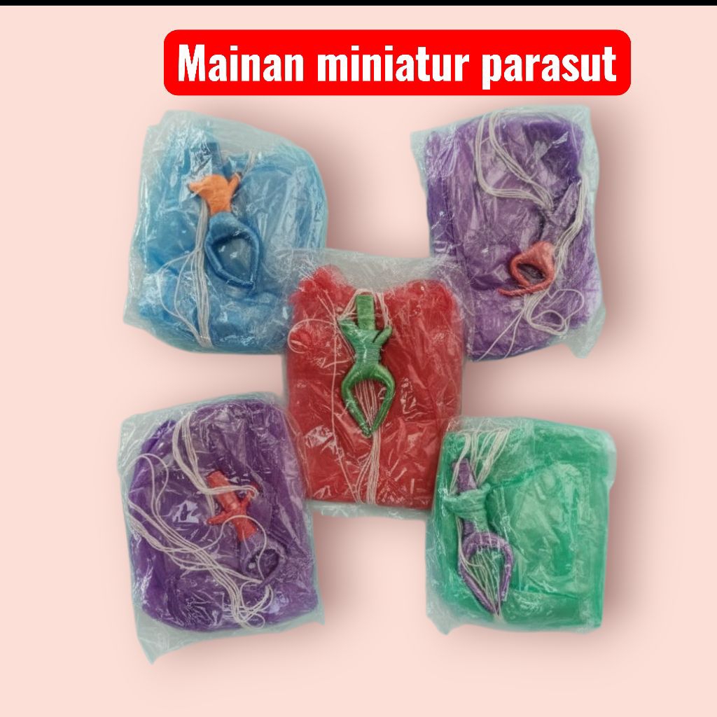 Jual Mainan Terjun Parasut Kecil – Mainan Jadul Seru Random Warna ...