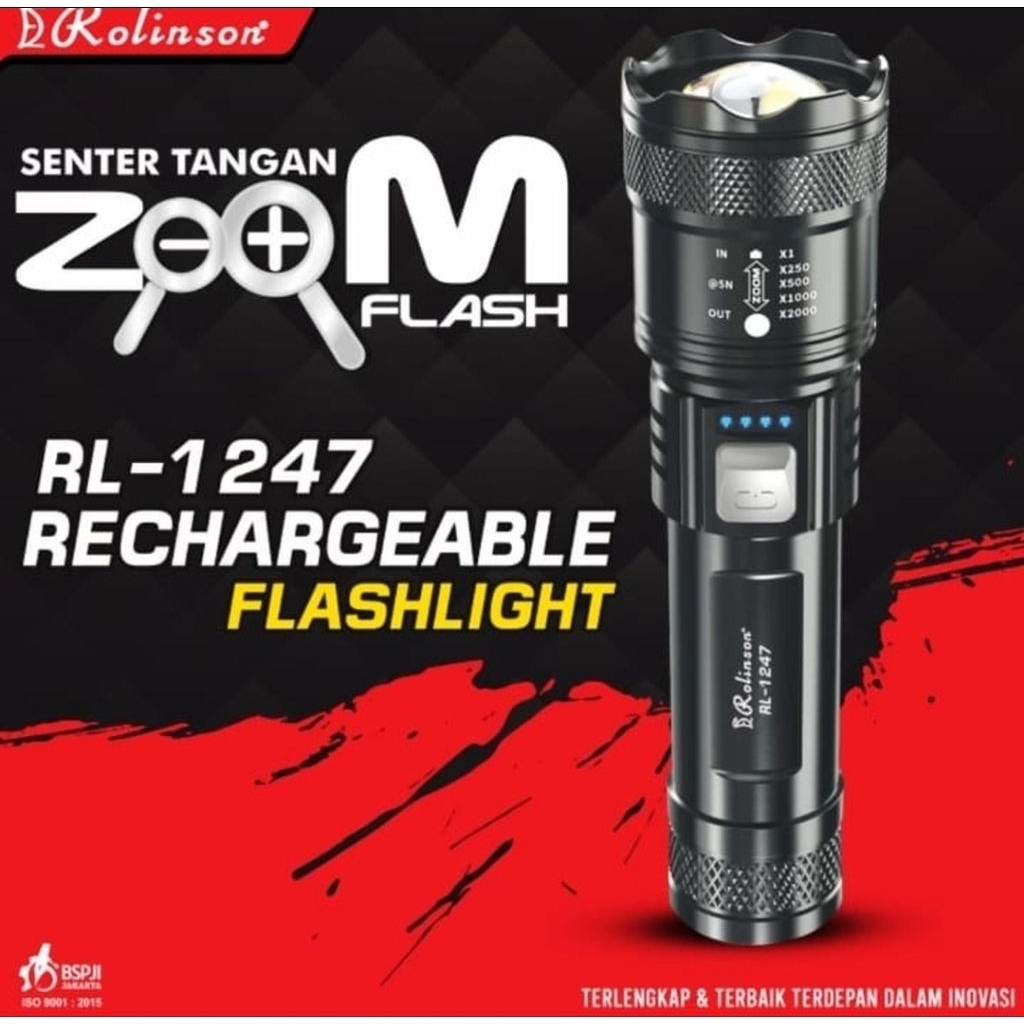 Jual SENTER TANGAN ZOOM 30W ROLINSON RL 1247 CHARGE | Shopee Indonesia