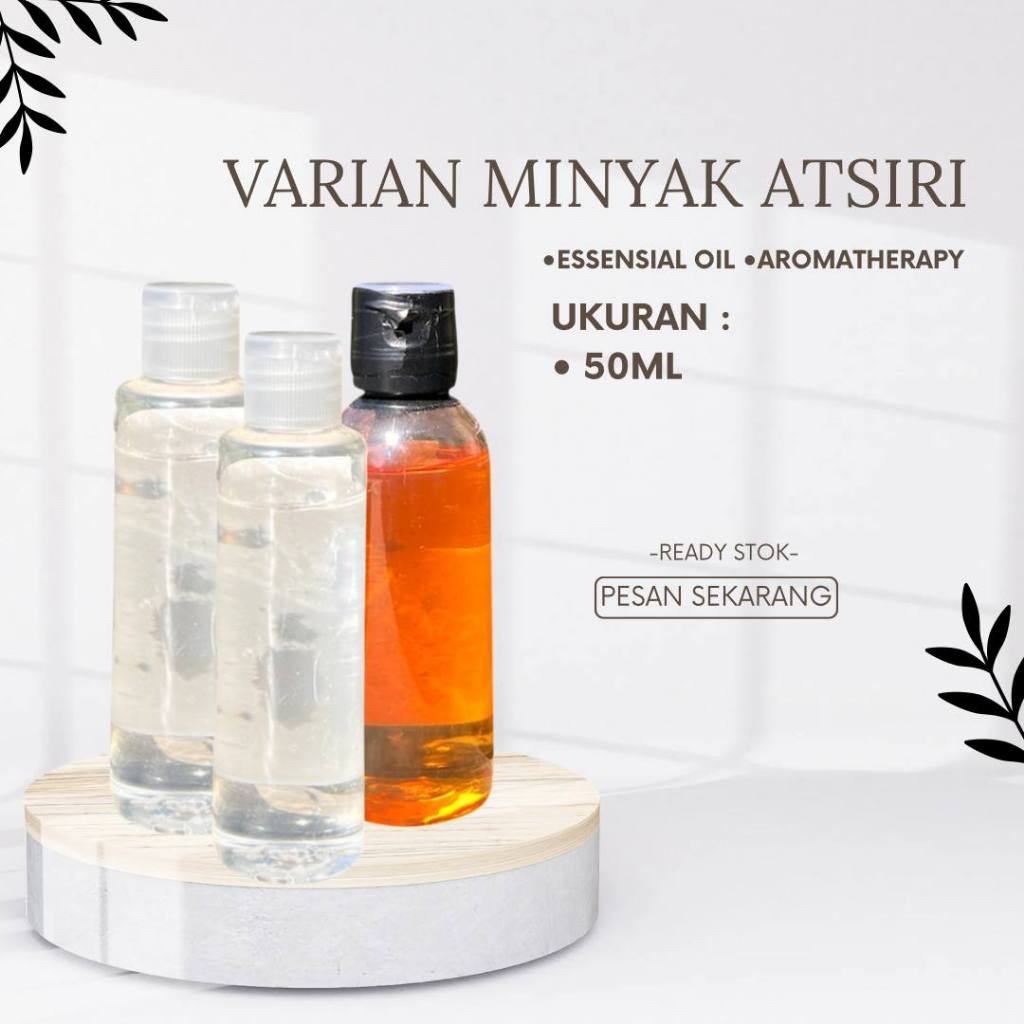 Jual Varian 50ml Minyak atsiri sereh wangi / Minyak atsiri pepermint ...