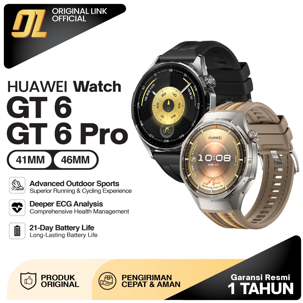 Jual Huawei Watch GT 6 Series GT6 Pro Smartwatch Bluetooth 21-Day ...