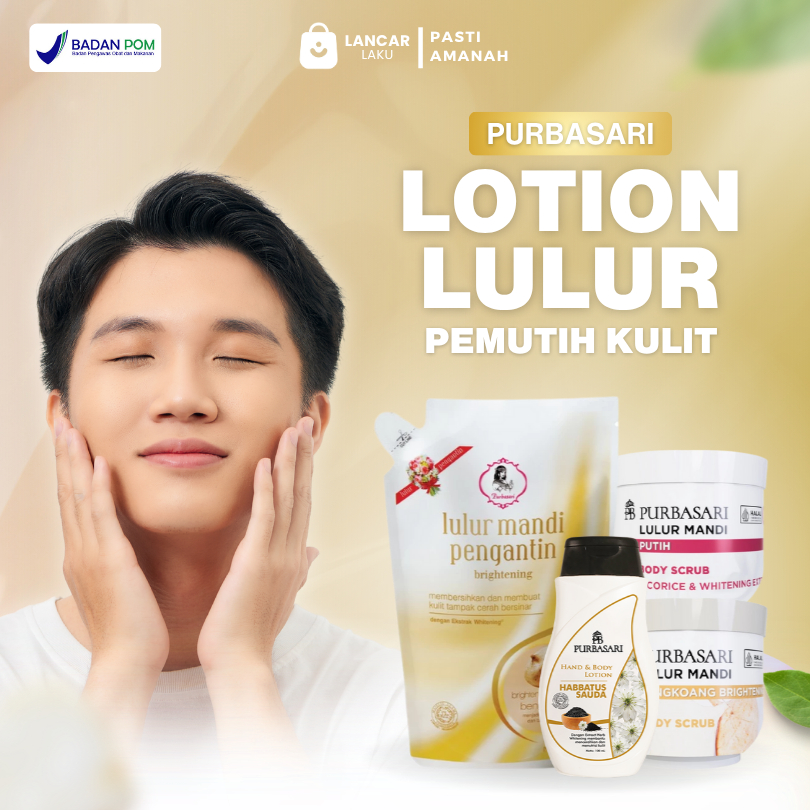 Jual Lulur Pengantin Purbasari Pemutih Badan Body Lotion 10x Whitening ...