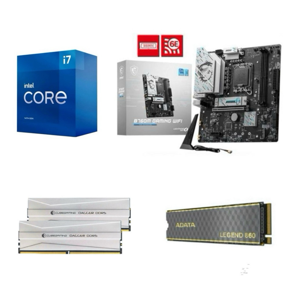 Jual Paket Processor Intel Core i7 14700F Box Gen 14 LGA 1700 RAM DDR5 ...