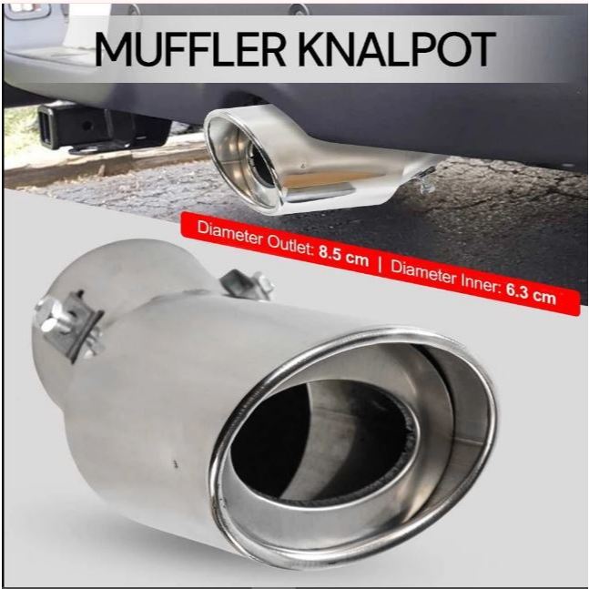 Jual Cover Ujung Knalpot Mobil Muffler Exhaust Tip Tailpipe - ELG-10 ...