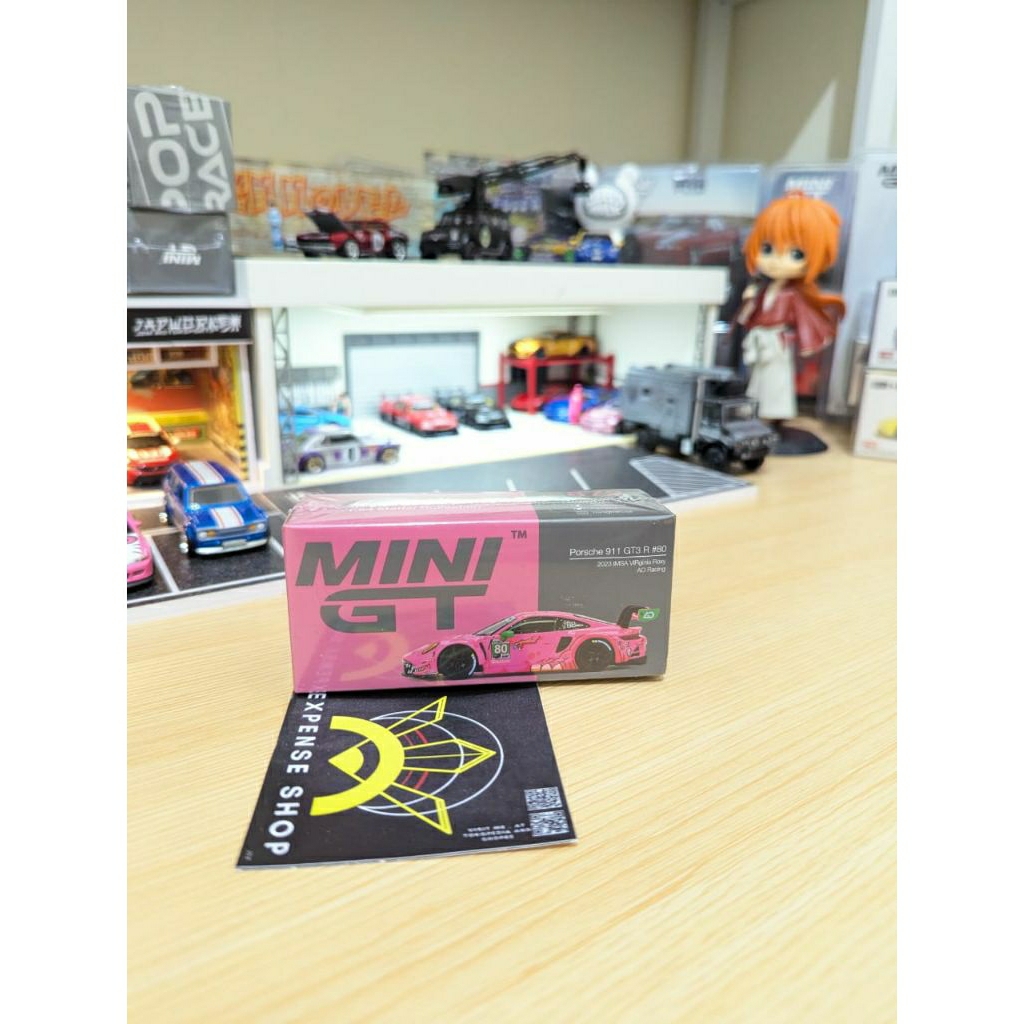 Jual Mini GT 872 Porsche 911 GT3 R #80 AO Racing 2023 IMSA Virginia ...
