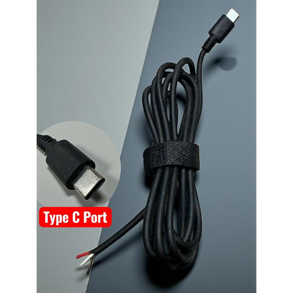 Jual KABEL CAS LAPTOP UNIVERSAL BUNTUNG UK JACK TYPE C TYPE-C 3PORT ...