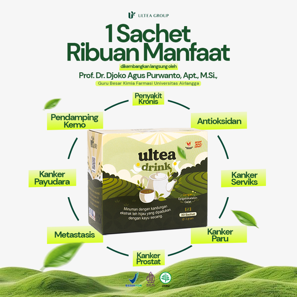 Jual ULTEA DRINK HERBAL EKSTRAK TEH HIJAU DAN SECANG Anti Kanker ...