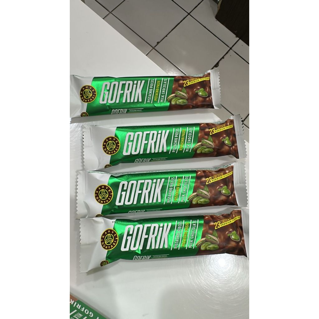 Jual COKLAT PISTACHIO GOFRIK TURKI 24 GR | Shopee Indonesia