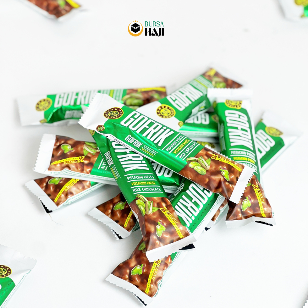 Jual Gofrik Mini Wafer Pistachio Kahve Dunyasi Dubai Coklat Original ...