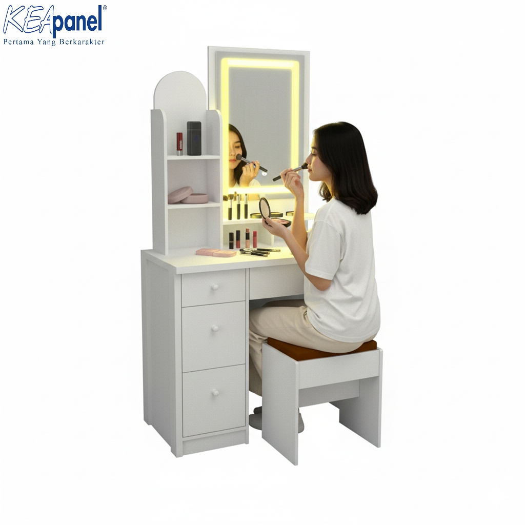 Jual Kea Panel – Meja Rias Cermin LED Minimalis, Meja Rias Lampu ...