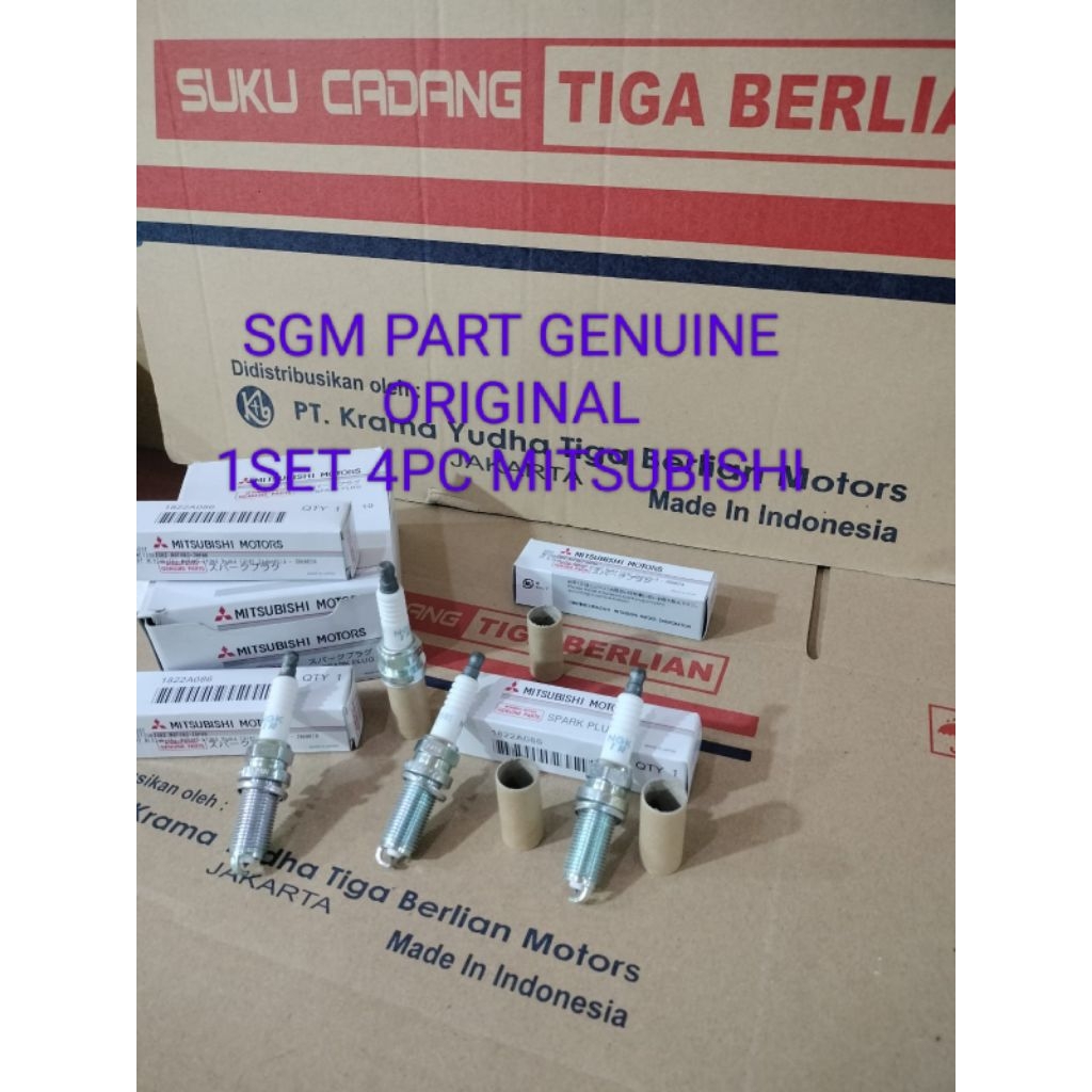 Jual busi iridium Mitsubishi Outlander,x-pander 1set original 4pc baru ...