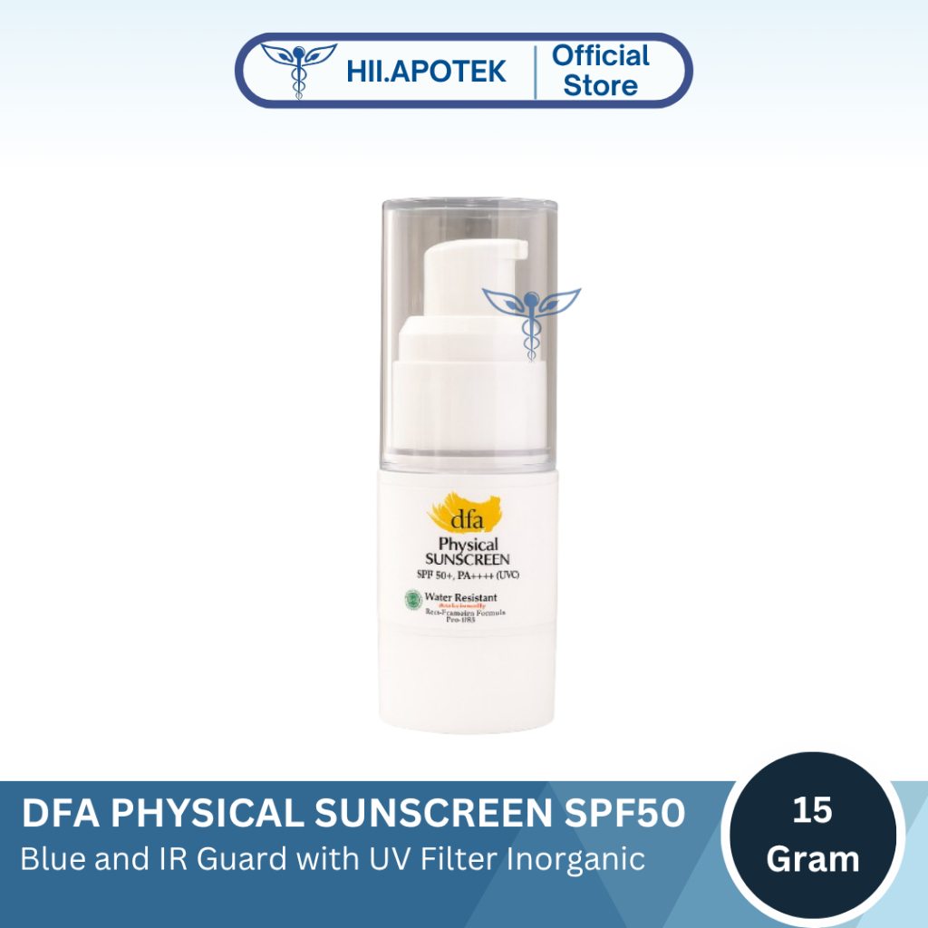 Jual DFA Physical Sunscreen Spf 50 PA +++ 20g - Sunscreen Melindungi ...