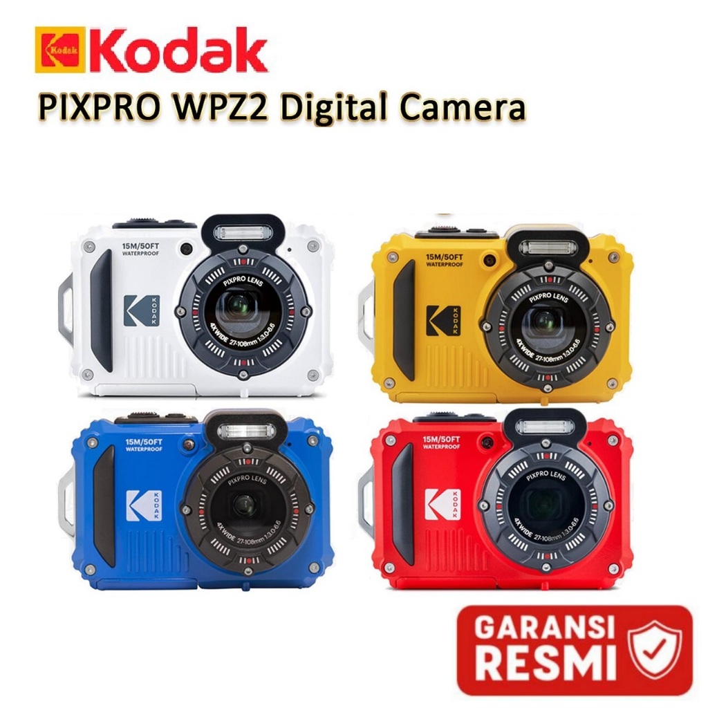 Jual Kodak PIXPRO WPZ2 Rugged Waterproof Shockproof Digital Camera ...