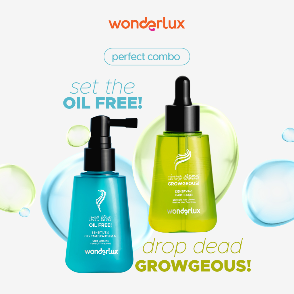 Jual Wonderlux Perfect Combo! Rambut Tebal Anti Ketombe - Anti Lepek ...