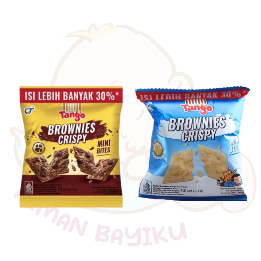 Jual Tango Brownies Crispy (12gr x 10pcs) Tanggo Brownis Coklat Vanilla ...