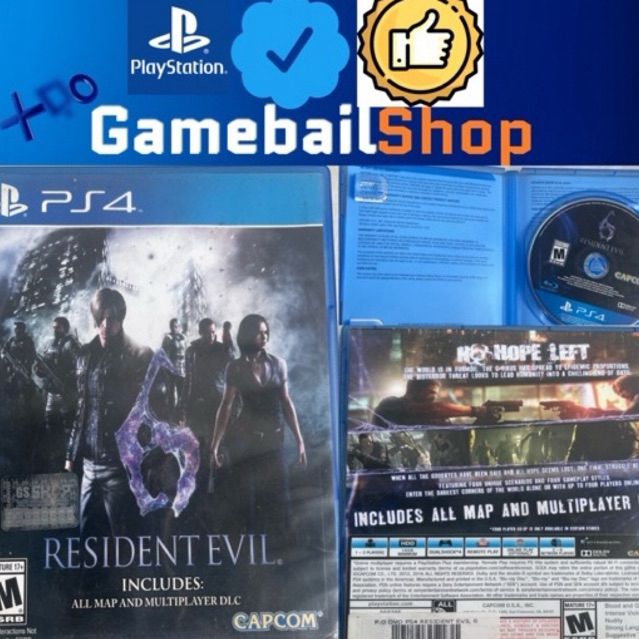 Jual PS4 Game - Resident Evil 6 RE6 RE ( Reg 3 / All / English ) Kaset ...