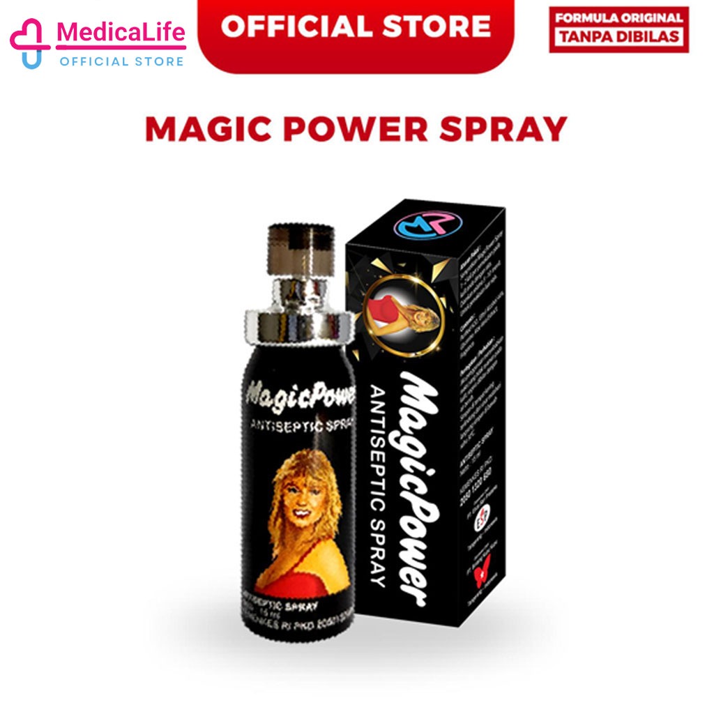 Jual Magic Power Spray Original - Antiseptic Spray - 15ml | Shopee ...