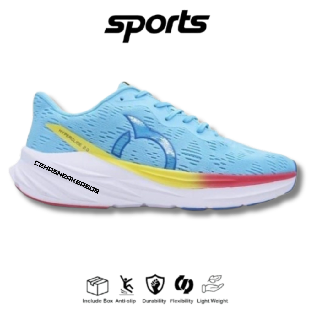 Jual Sepatu Lari Ortuseight Hyperglade 2.0 Ice Blue | Sneakers Running ...