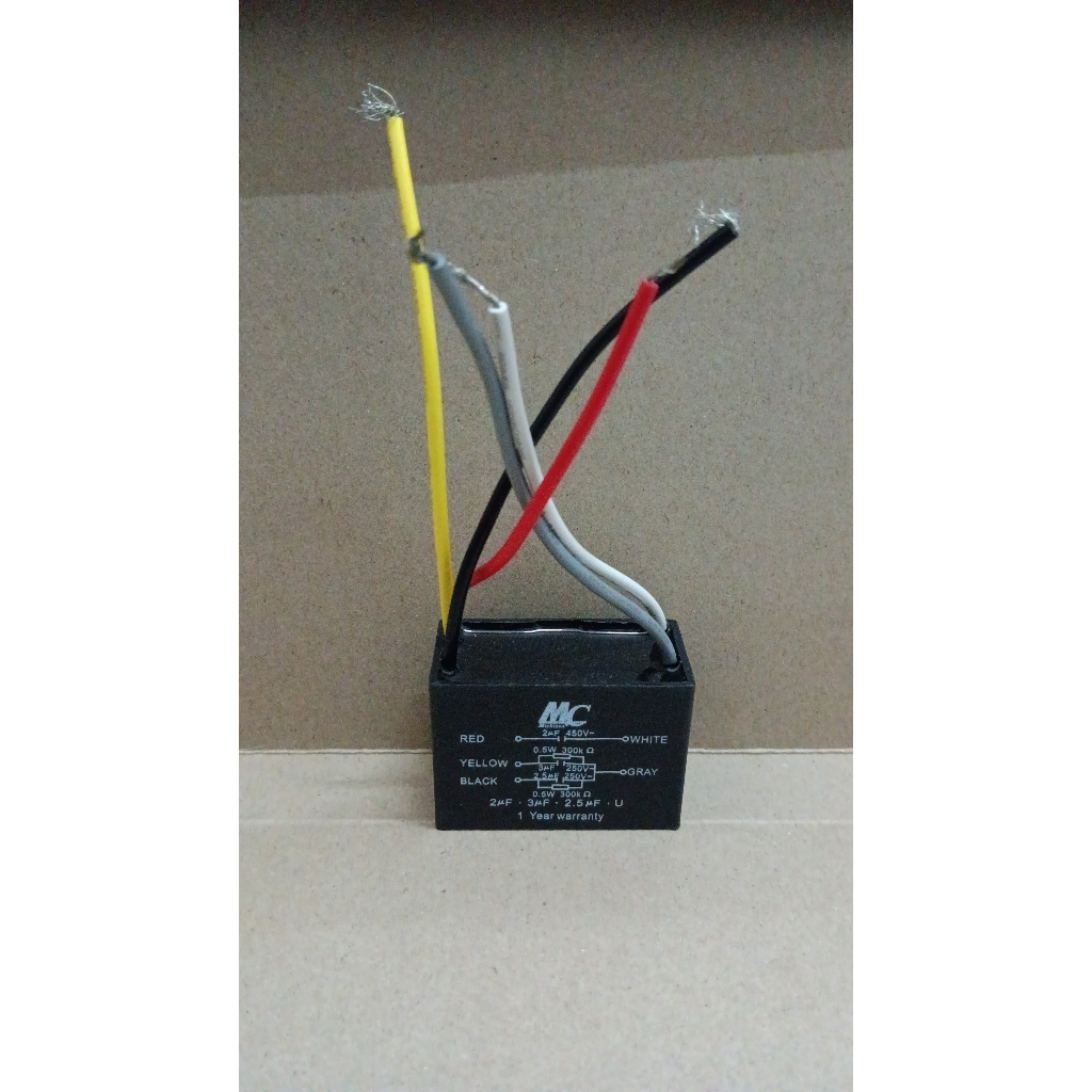 Jual 6156 kapasitor kipas angin ceiling plafon 5kabel 5 kabel mc korea ...