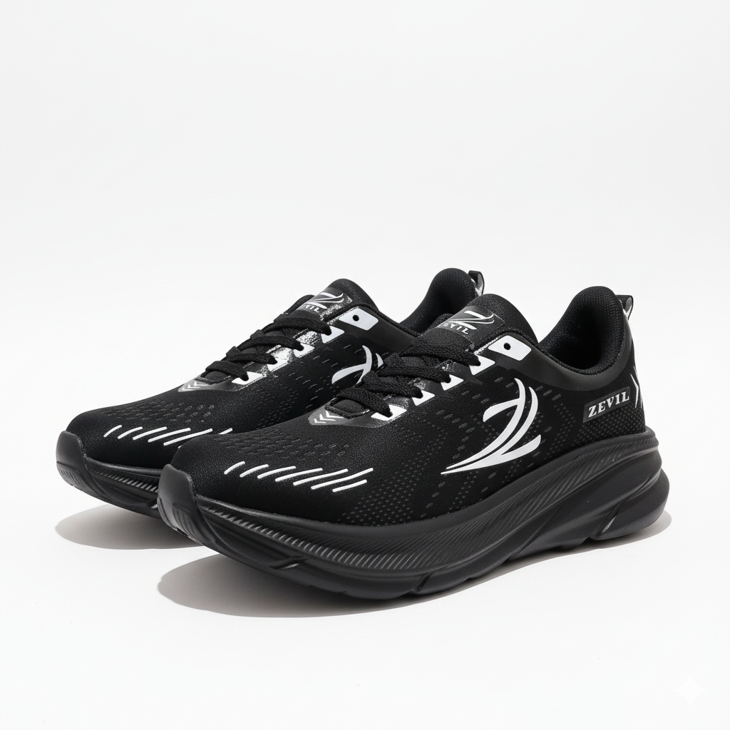 Jual Sepatu Running Hitam Terlengkap & Harga Terbaru Juni 2026 | Shopee ...