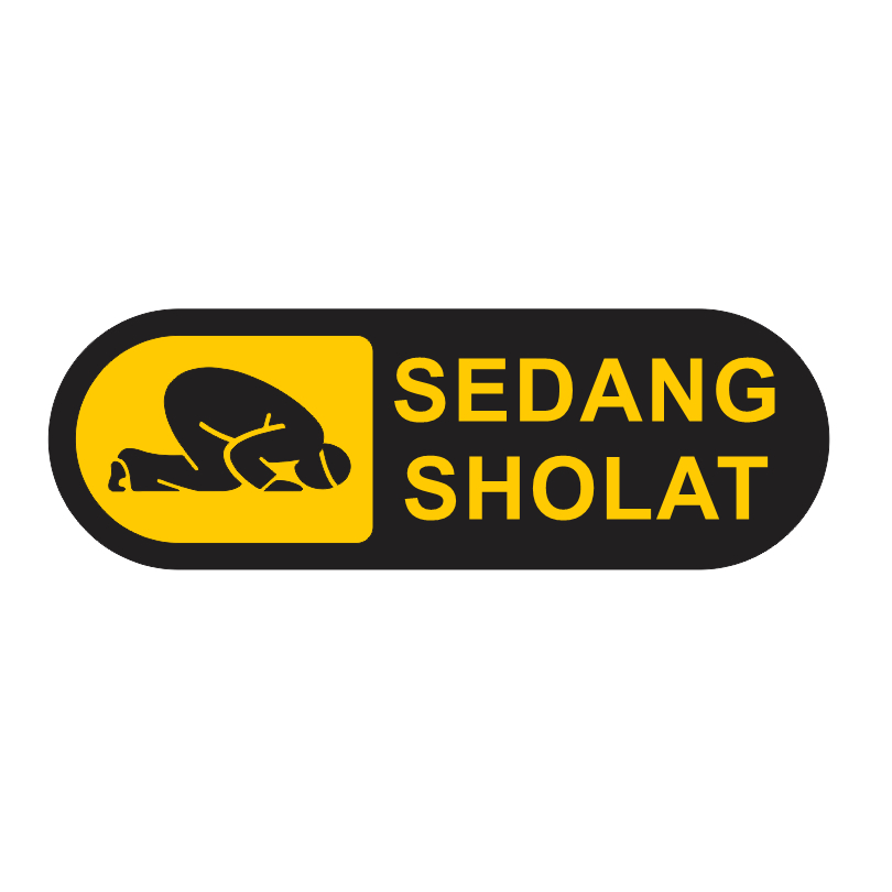 Jual CUSTOM SEDANG SHOLAT GANTUNG 30X10 | Shopee Indonesia