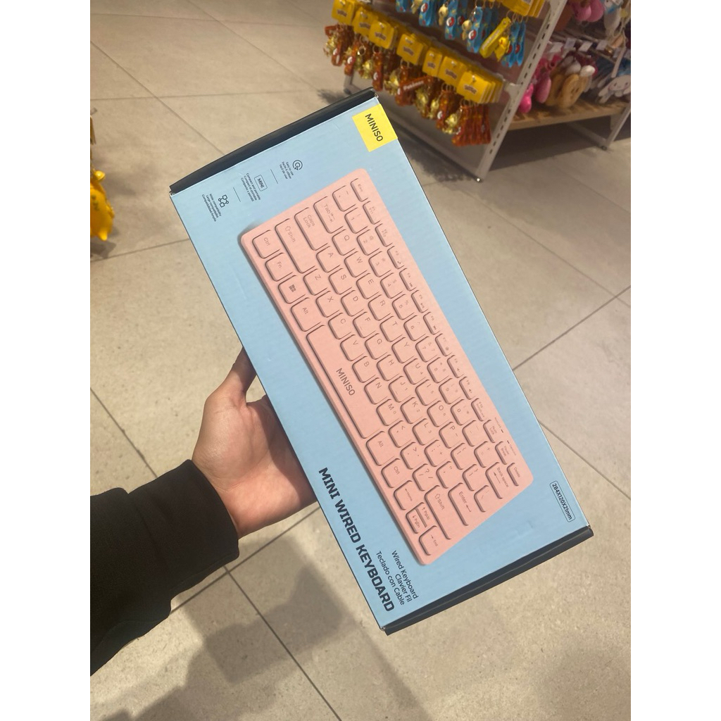 Jual Miniso - Mini Wired Keyboard for Laptop Model (Pink) | Shopee ...