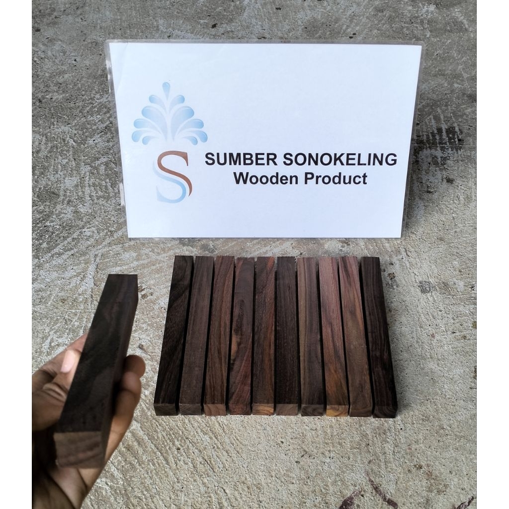 Jual Kayu SONOKELING Tebal 2,5cm Lebar 2,5cm Panjang 20cm | Shopee ...