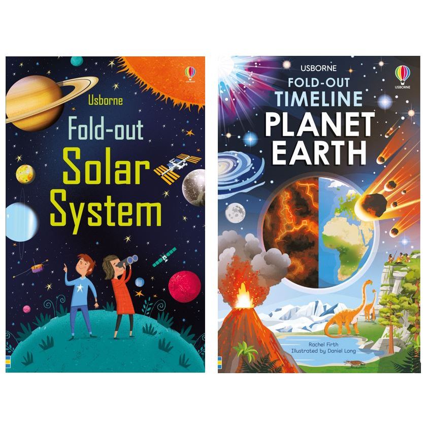 Jual Usborne Fold-out Solar System / Timeline of Planet Earth ...