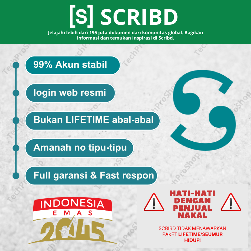 Jual Scribd VIP membership for one month, SlideShare and Everand VIP ...