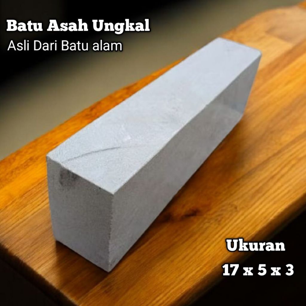 Jual Batu Asah Ungkal Ukuran 17x5x3 Asahan Alam Pengasah Pisau Golok ...
