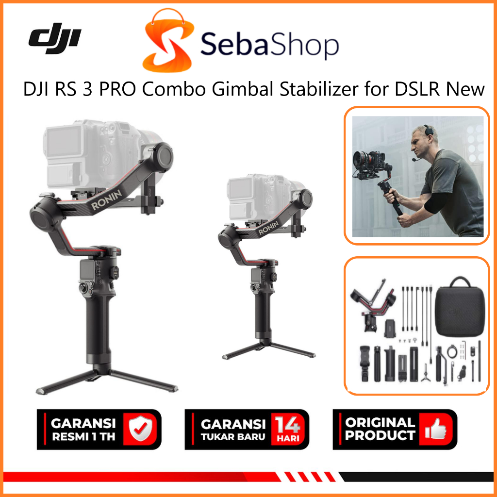 Jual DJI RS 3 PRO Combo Gimbal Stabilizer for DSLR and Mirrorless ...