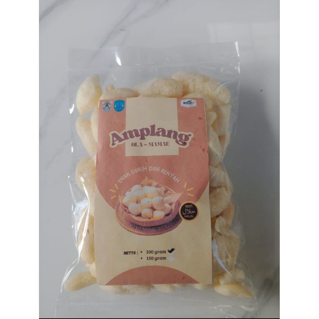 Jual Amplang Ikan OLA-MAMAE 100g/150g | Kerupuk Khas Kalimantan HALAL ...