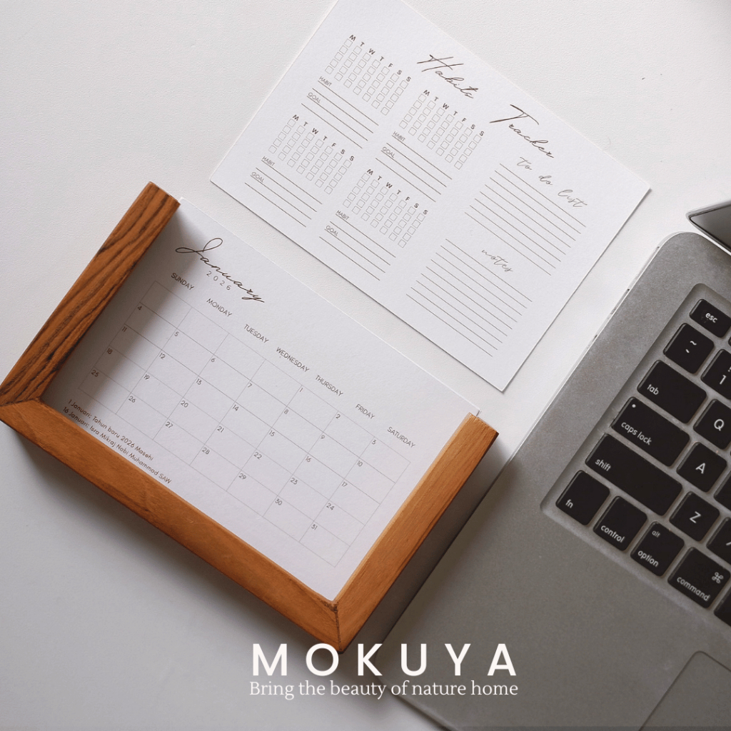 Jual KOYOMI Kalender Meja dengan Hari Libur Habit Tracker To Do list ...