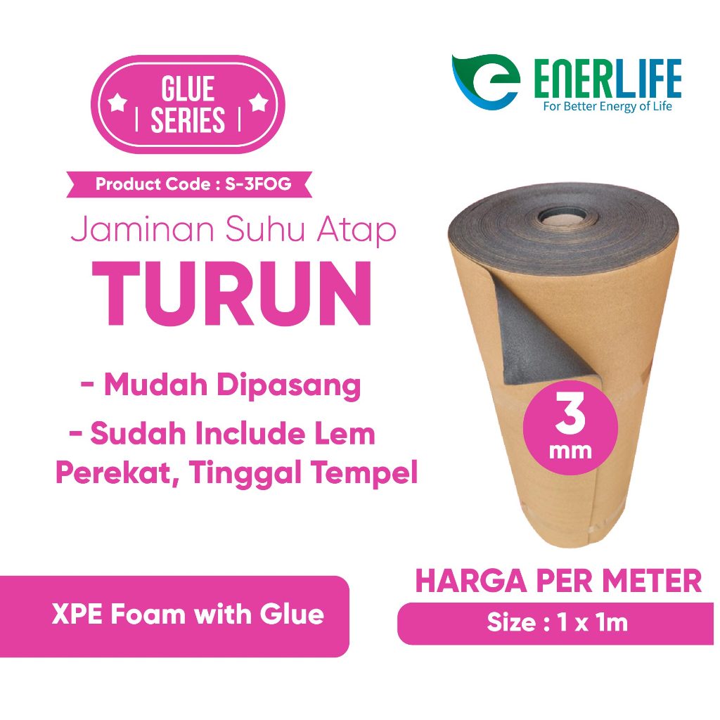 Jual SOLUSI PANAS & BISING! Foam Busa 3mm 5mm Peredam Panas Atap ...