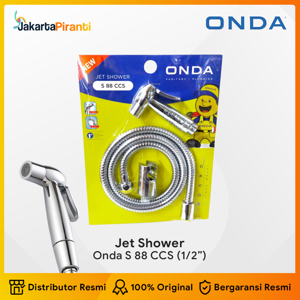 Jual JET SHOWER ONDA CHROME / SHOWER KLOSET CLOSET TOILET / SHOWER ...