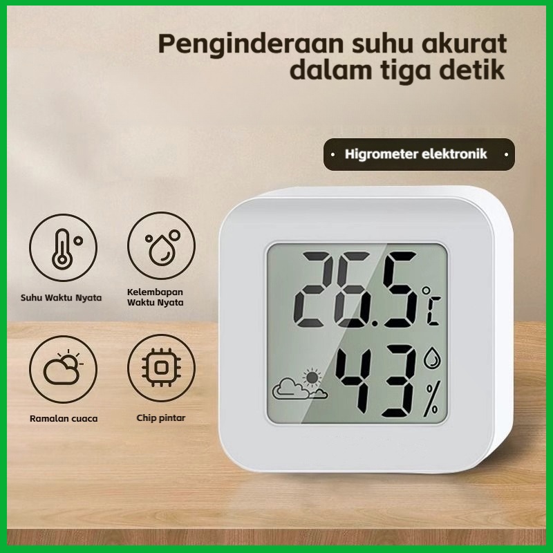 Jual Hygrometer Termometer Digital - Pengukur Suhu & Kelembaban Ruangan ...