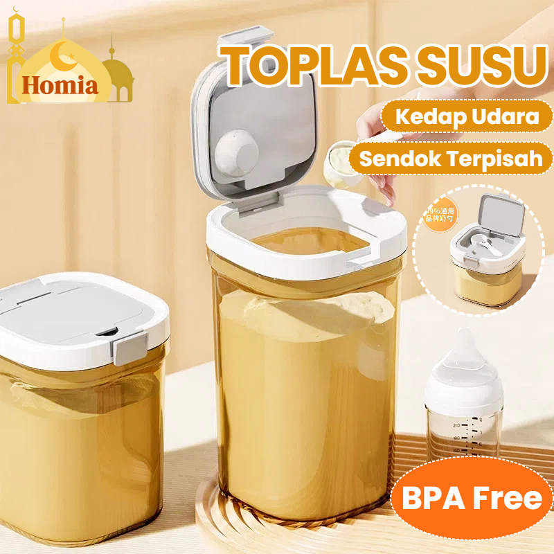 Jual HomiaMall BPA Free Kotak Susu Tempat Susu Bubuk Bayi Wadah Susu ...
