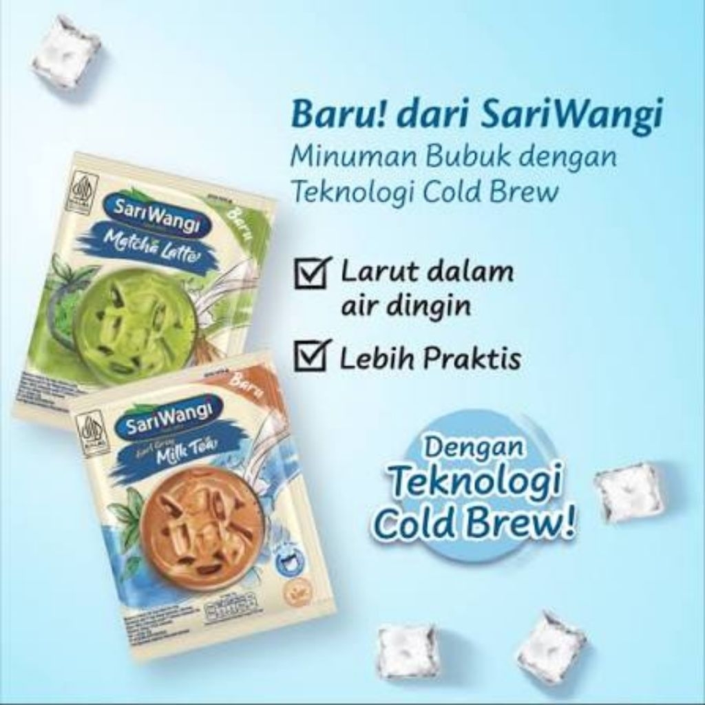 Jual Sari Wangi Minuman Serbuk Milk Tea Matcha Latte Box 5s X 22g ...