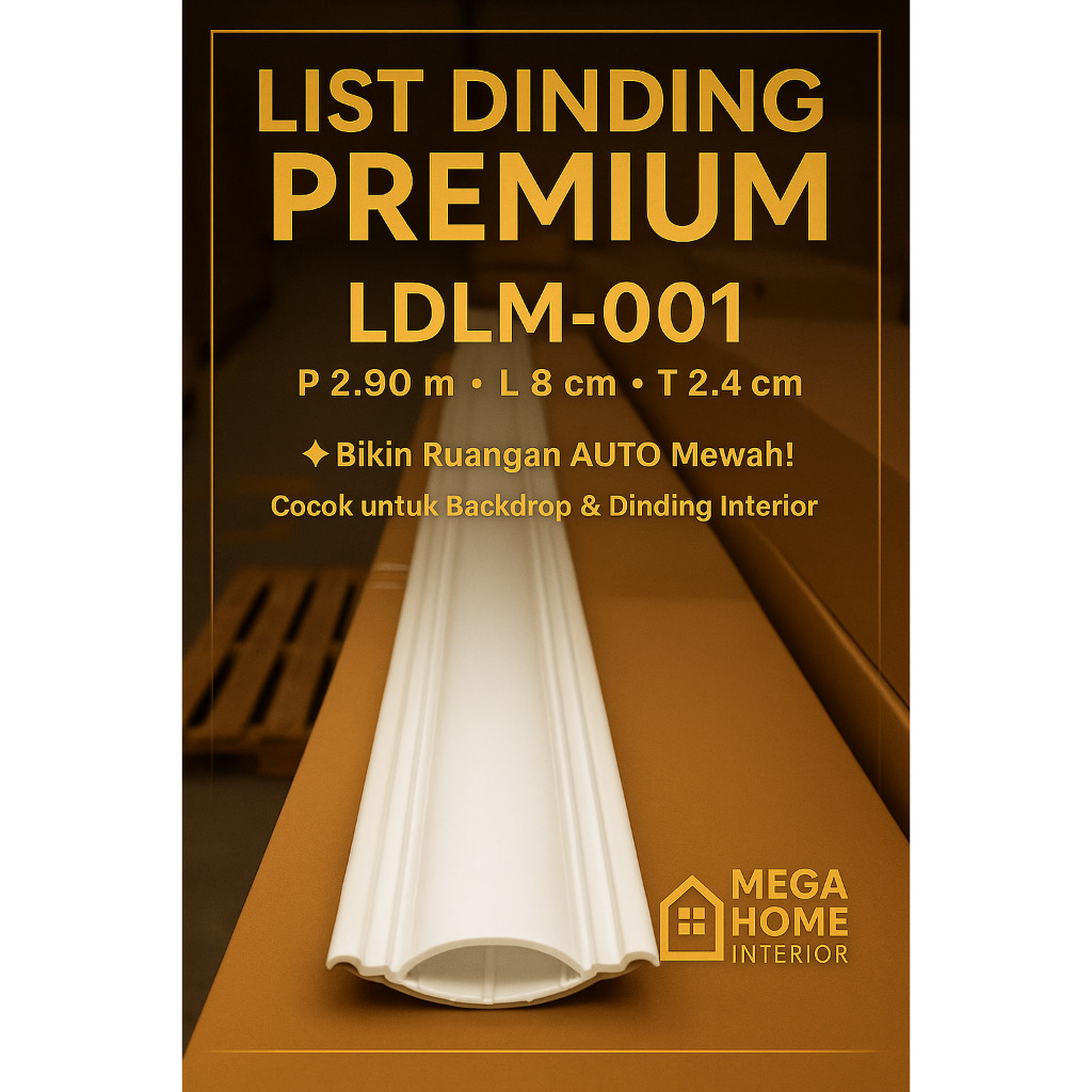 Jual List Dinding Premium - List Tembok 290 cm – List Backdrop Interior ...