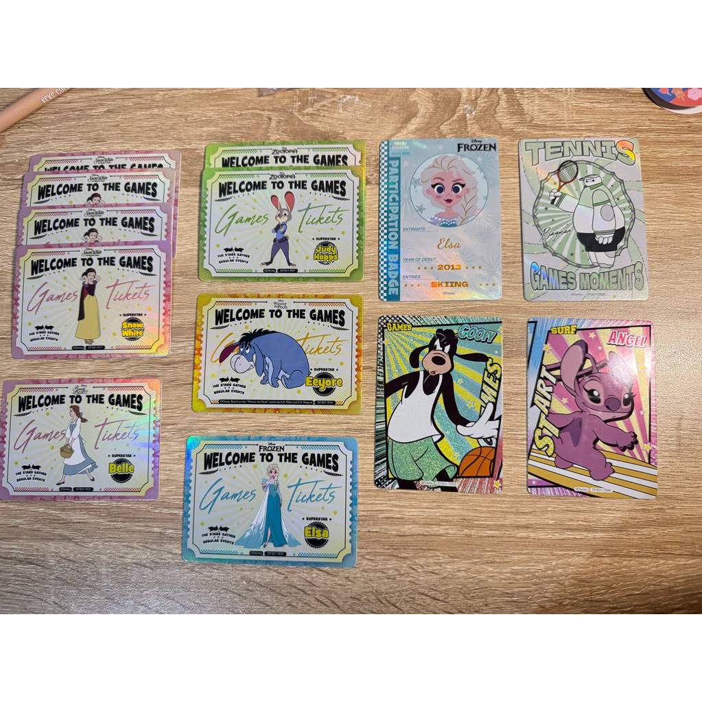 Jual OHSOME Disney collectible cards All Star Sports Cardfun kartu ...