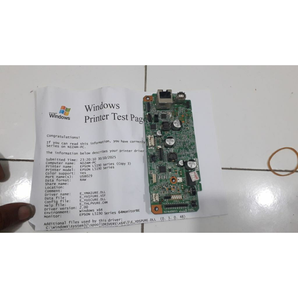 Jual mainboard printer epson L5190 | Shopee Indonesia