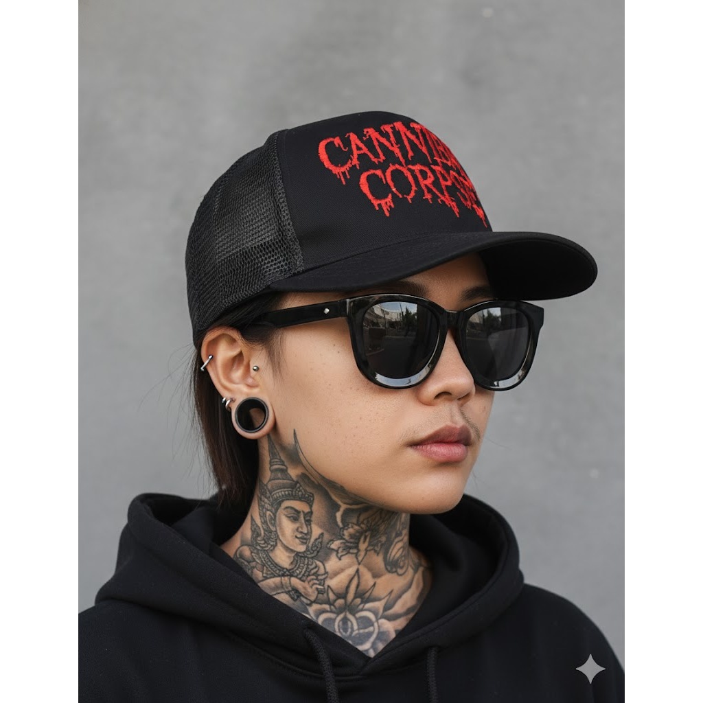 Jual Original Cannibal Corpse - Logo Red Cap | Shopee Indonesia
