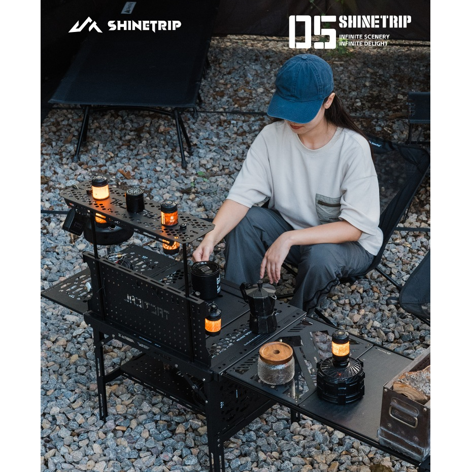 Jual ShineTrip Mountain Fun 05 Series Dark Wing Tactical Folding Table ...