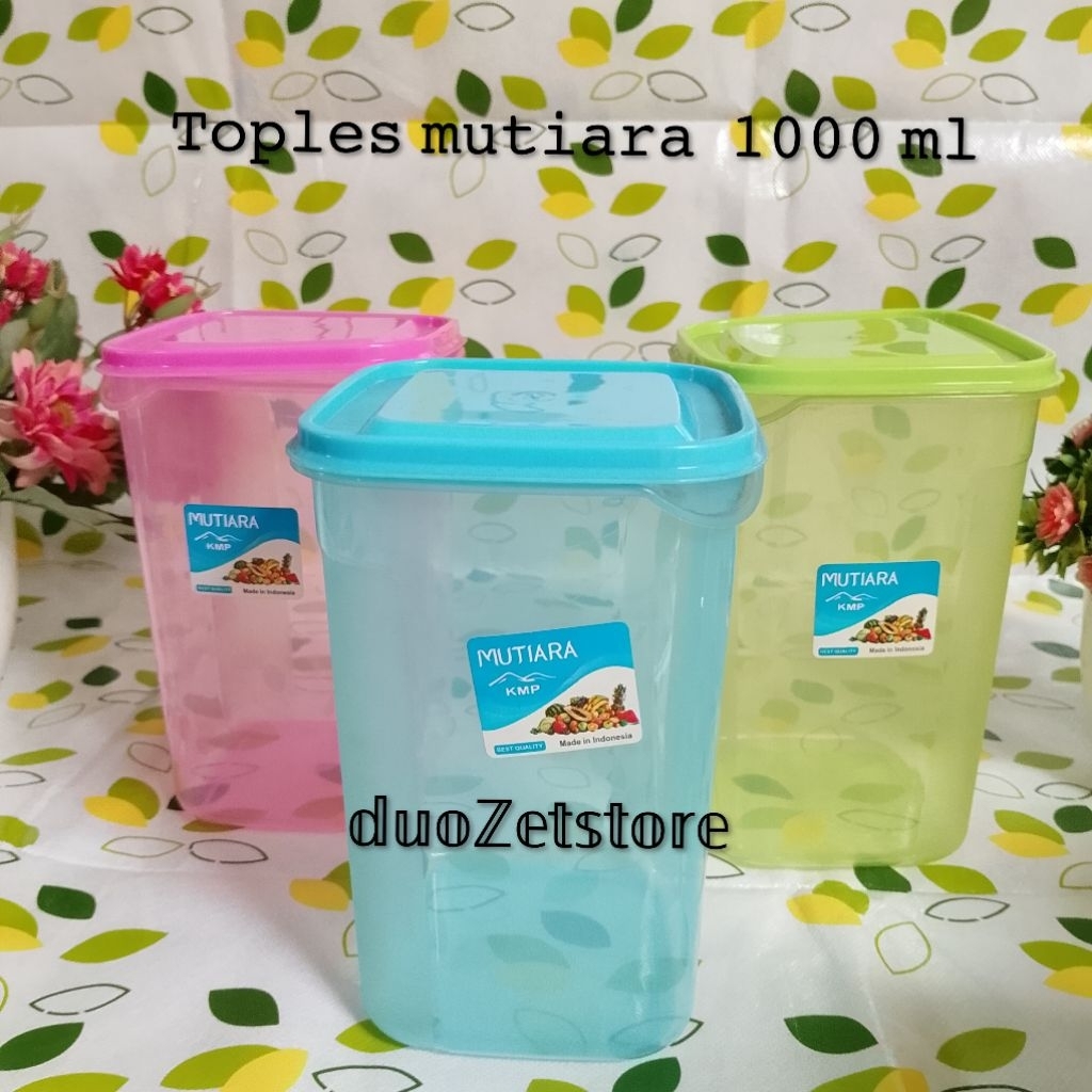 Jual toples KMP mutiara 1000 ml/toples serbaguna/tiples plastik ...